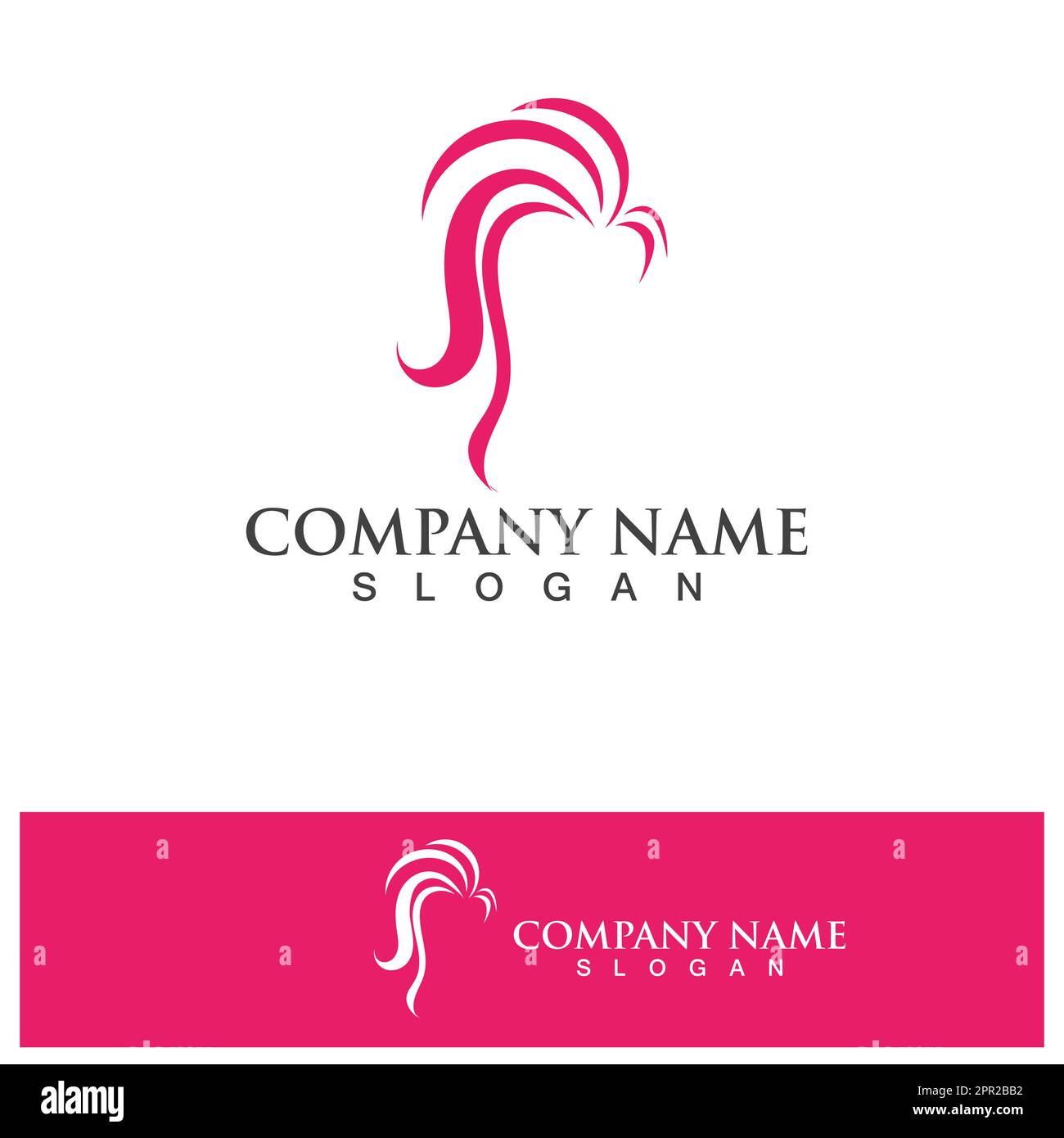 Woman and hair treatments Stock Vector Images - Alamy