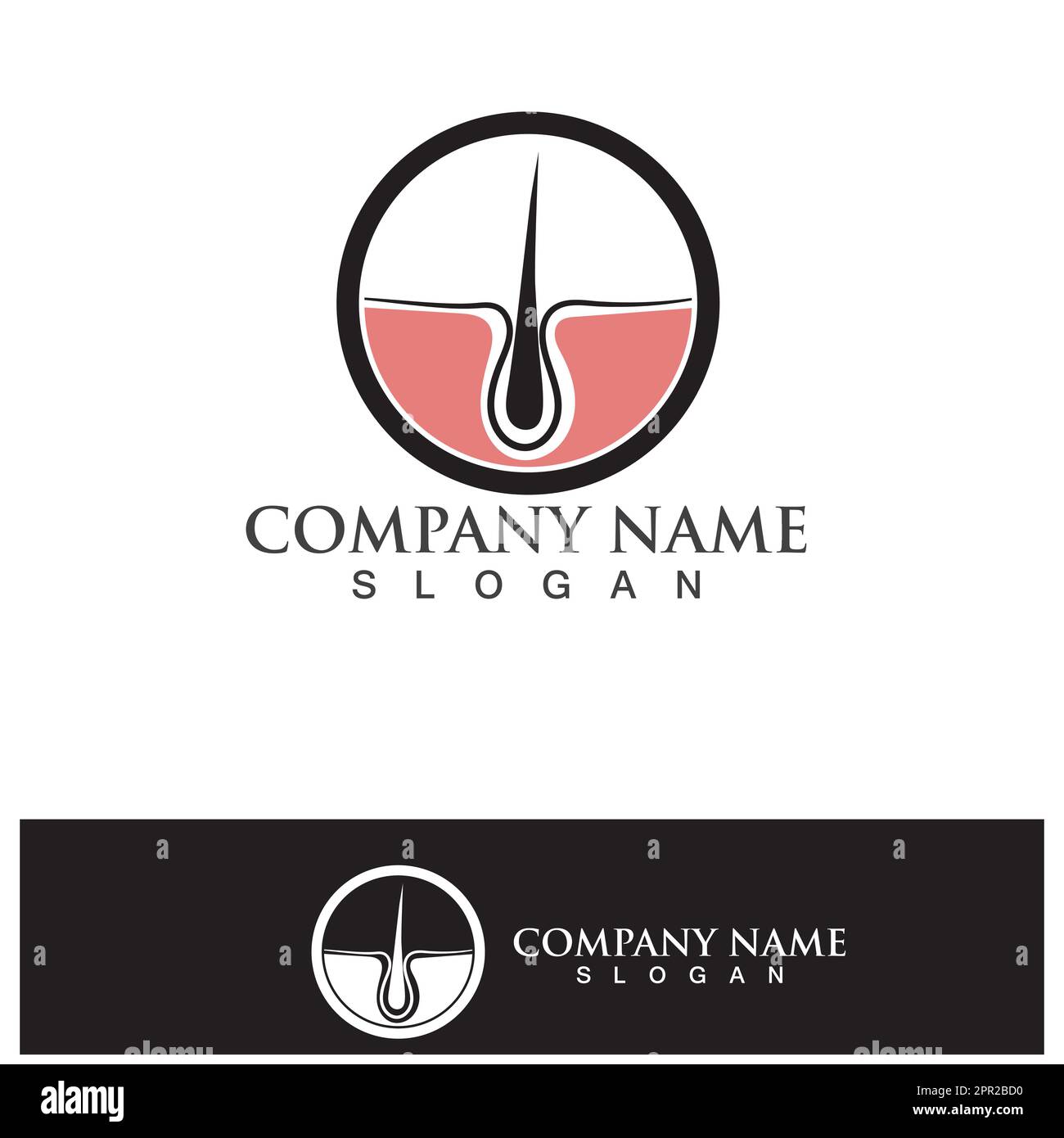 Woman and hair treatments Stock Vector Images - Alamy