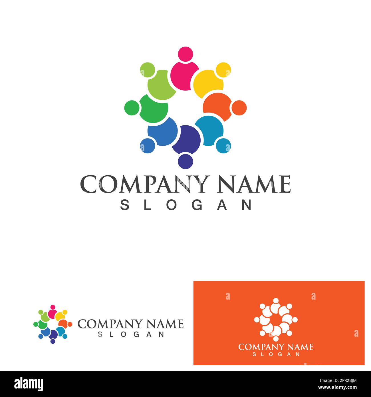 Community Logo Design Template for Teams or Groups.network and social ...