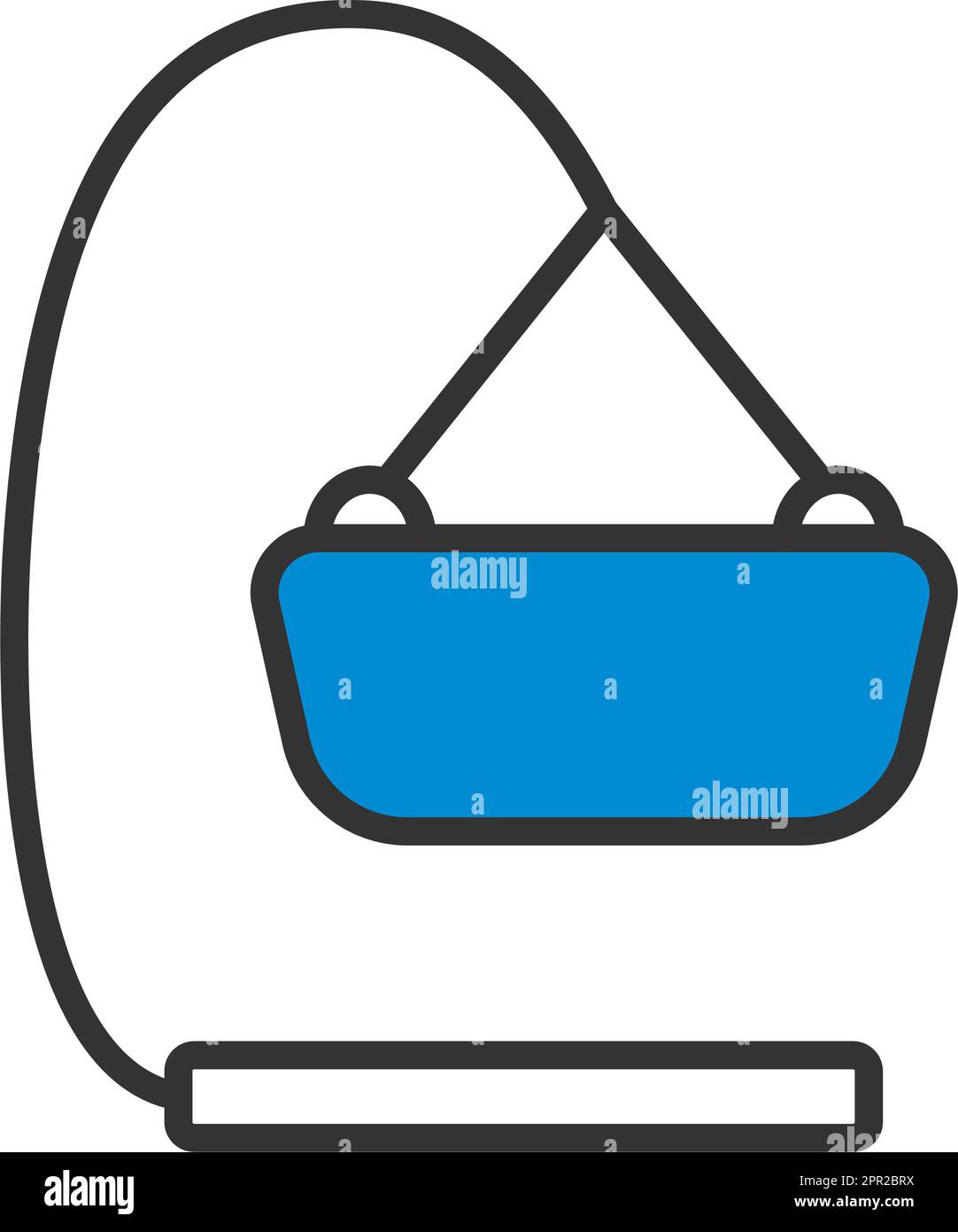 Baby Hanged Cradle Icon Stock Vector Image & Art - Alamy