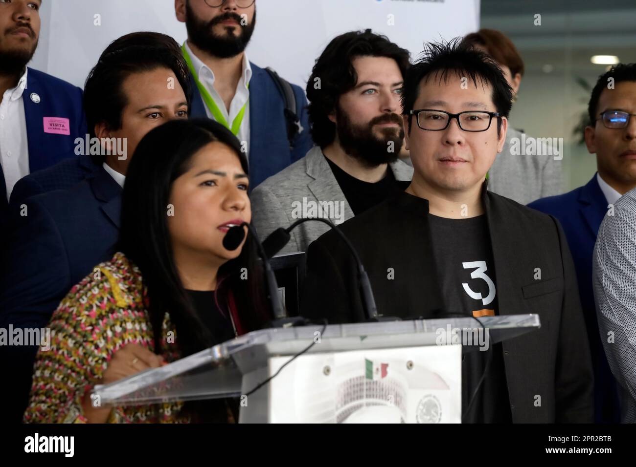 Non Exclusive: April 25, 2023, Mexico City, Mexico: Senator Indira ...