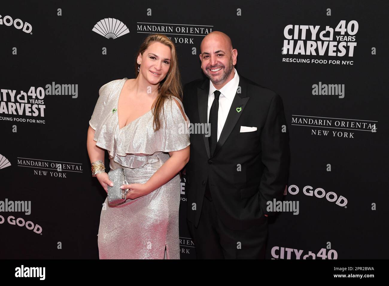 New York, USA. 25th Apr, 2023. Olga Katakis and Matthew Katakis attend ...