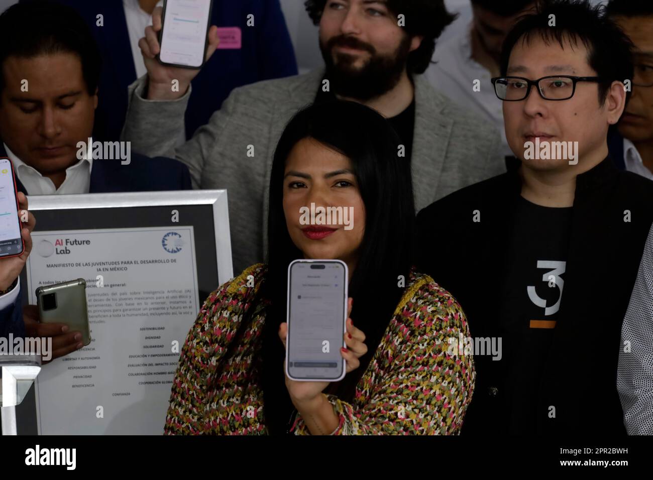 Non Exclusive: April 25, 2023, Mexico City, Mexico: Senator Indira ...