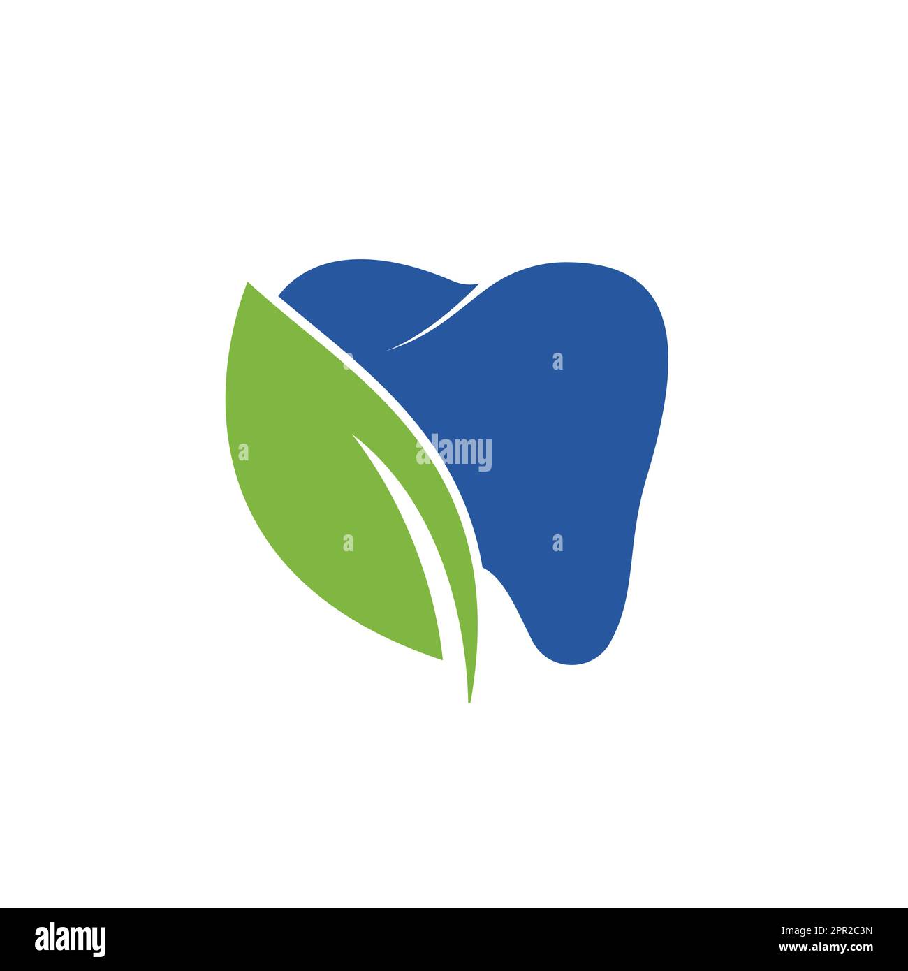 Nature Dental logo template design. Tooth and leaf icon logo Stock ...