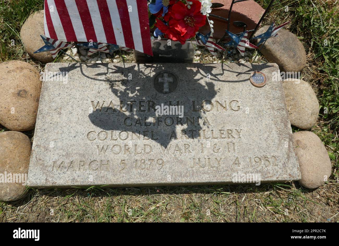Los Angeles, California, USA 22nd April 2023 Actor Walter H. Long Grave ...