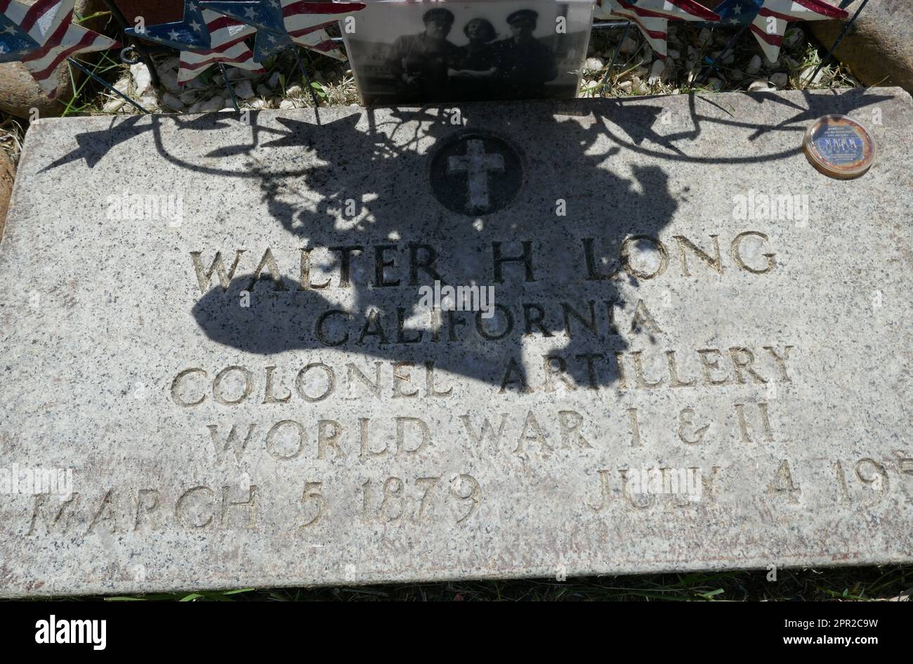 Los Angeles, California, USA 22nd April 2023 Actor Walter H. Long Grave ...