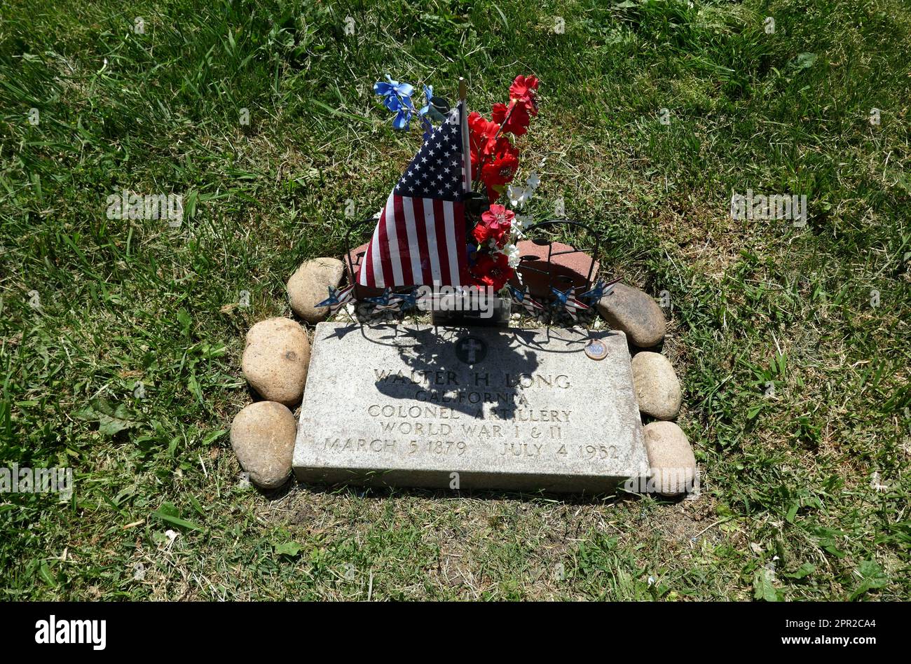 Los Angeles, California, USA 22nd April 2023 Actor Walter H. Long Grave ...