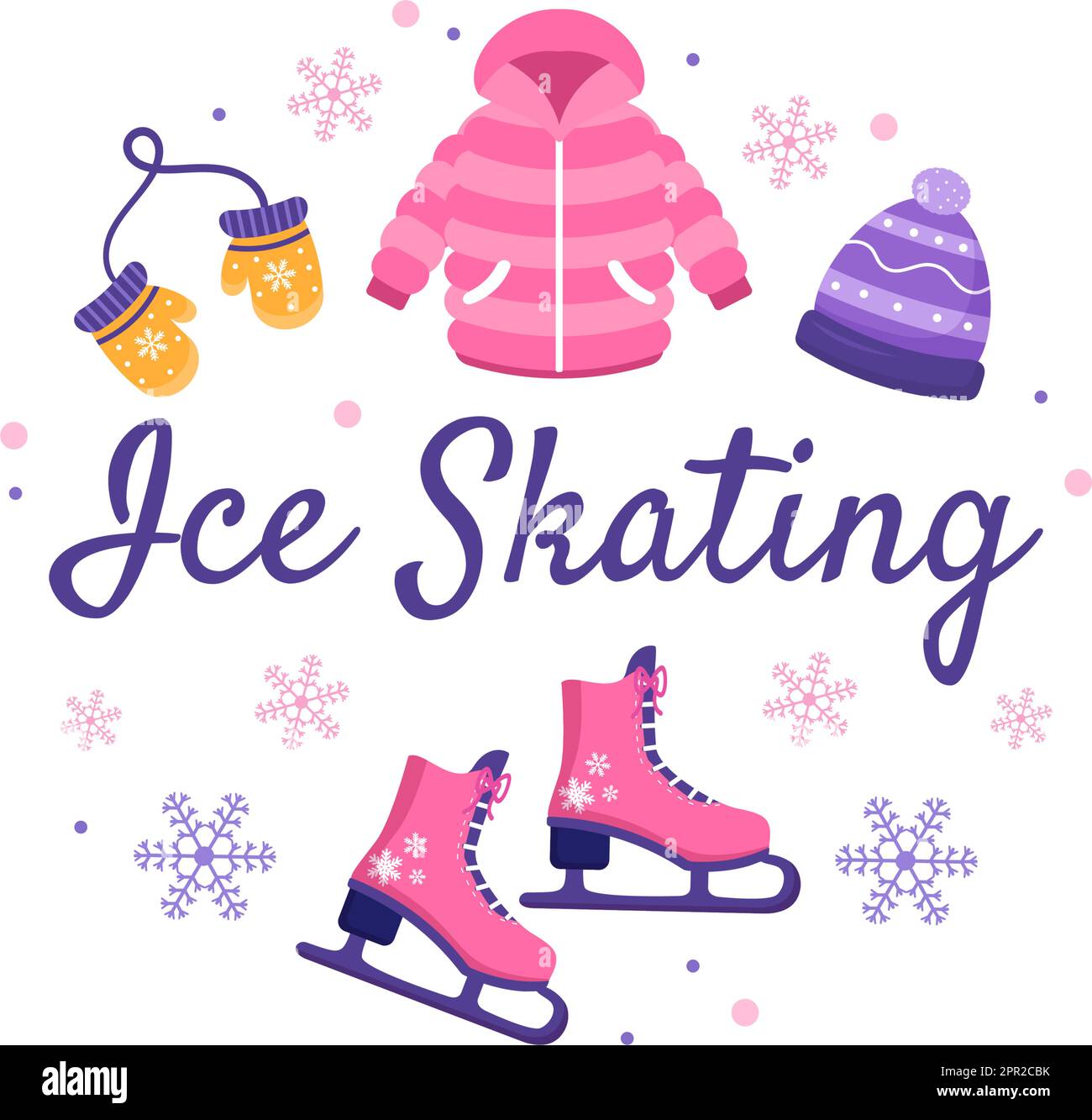 Winter Ice Skating Clip Art