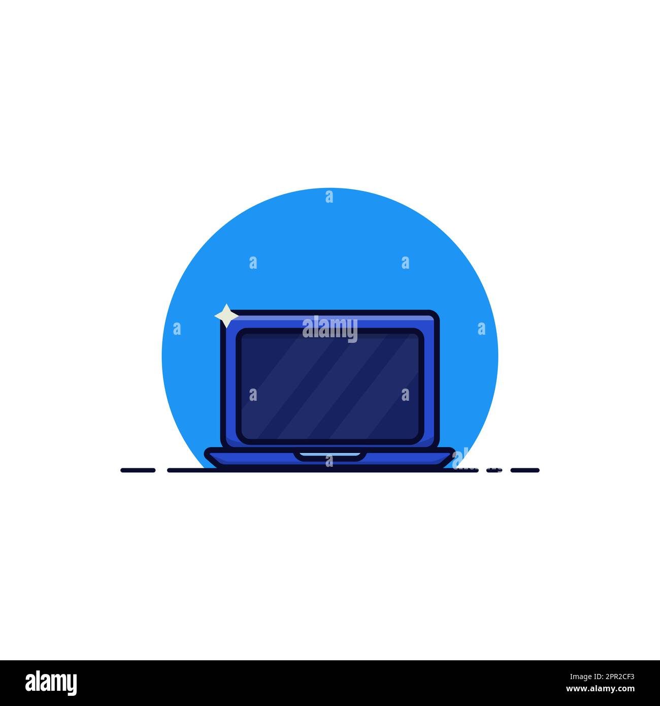 vector illustration of laptop Stock Vector Image & Art - Alamy