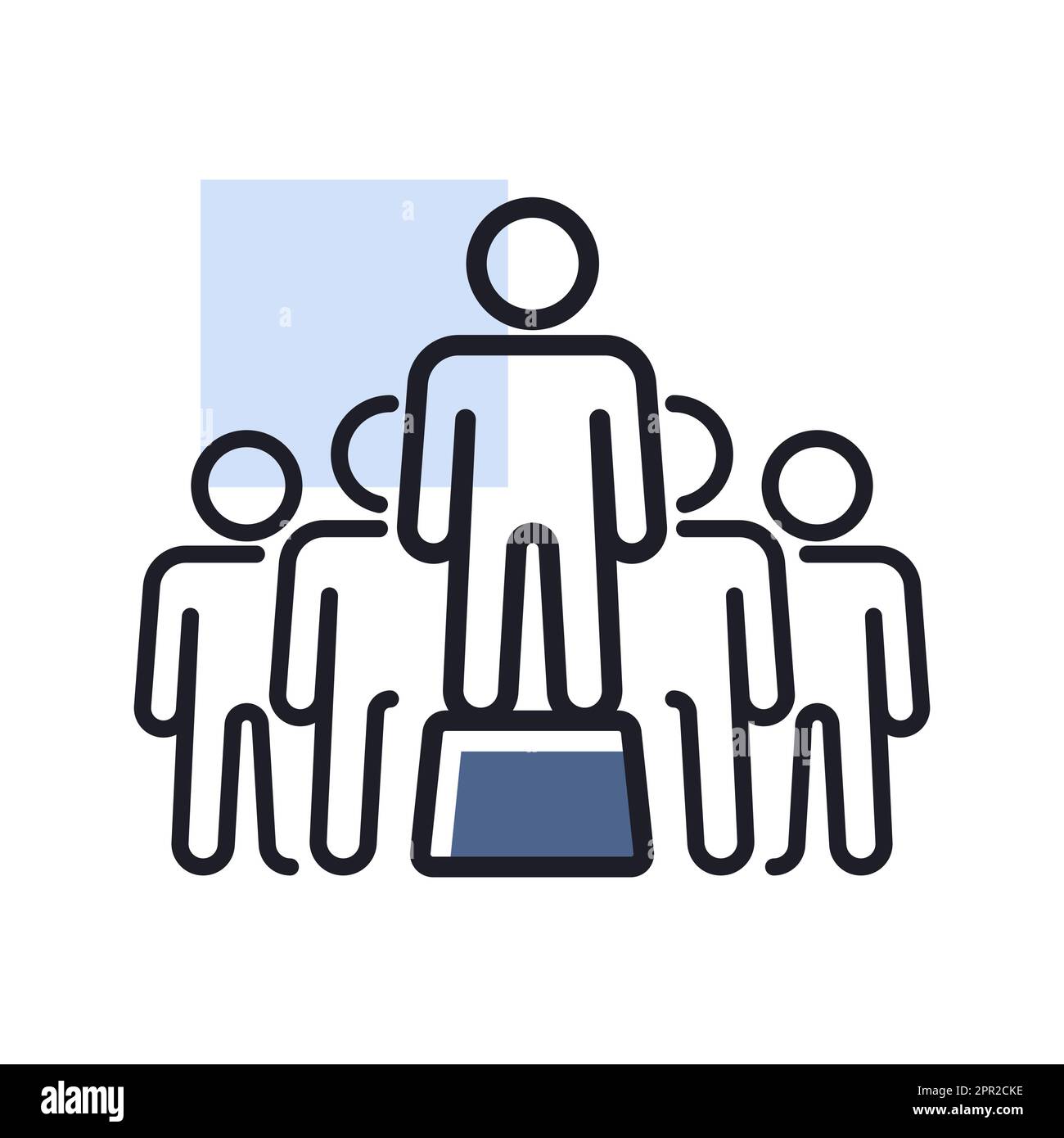 Person speaking in front Stock Vector Images - Alamy