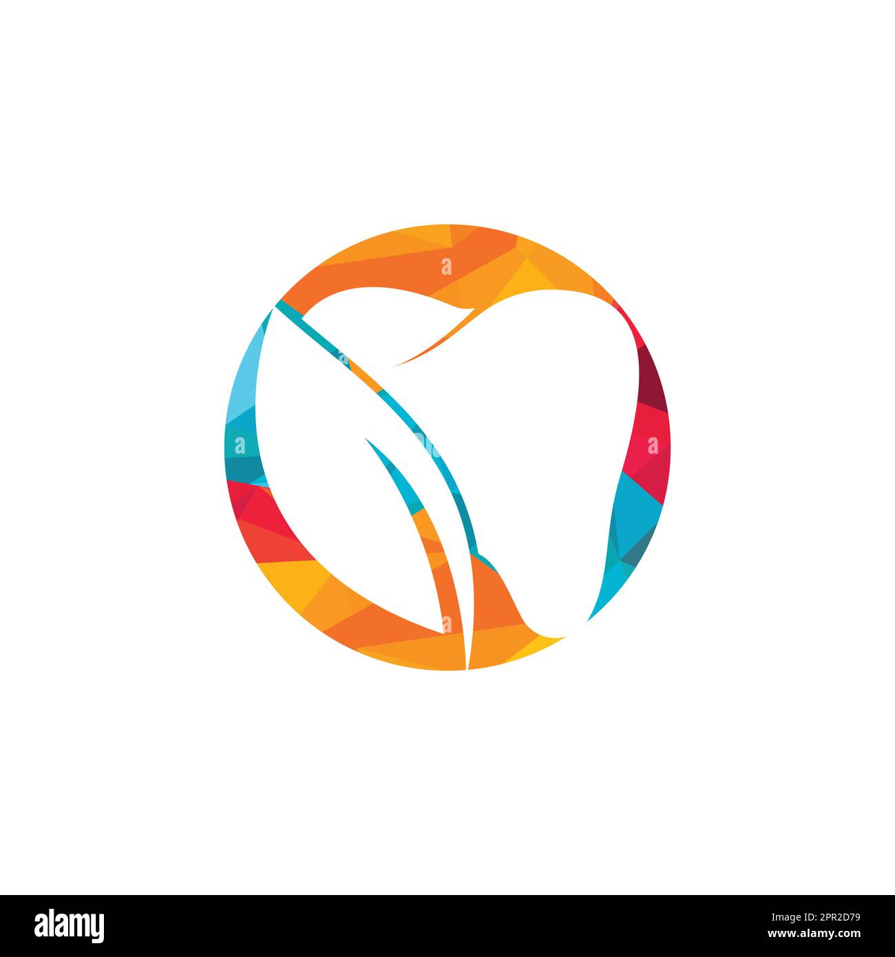 Nature Dental logo template design. Tooth and leaf icon logo Stock ...