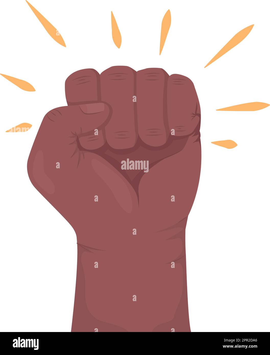 Raised fist clipart hi-res stock photography and images - Alamy