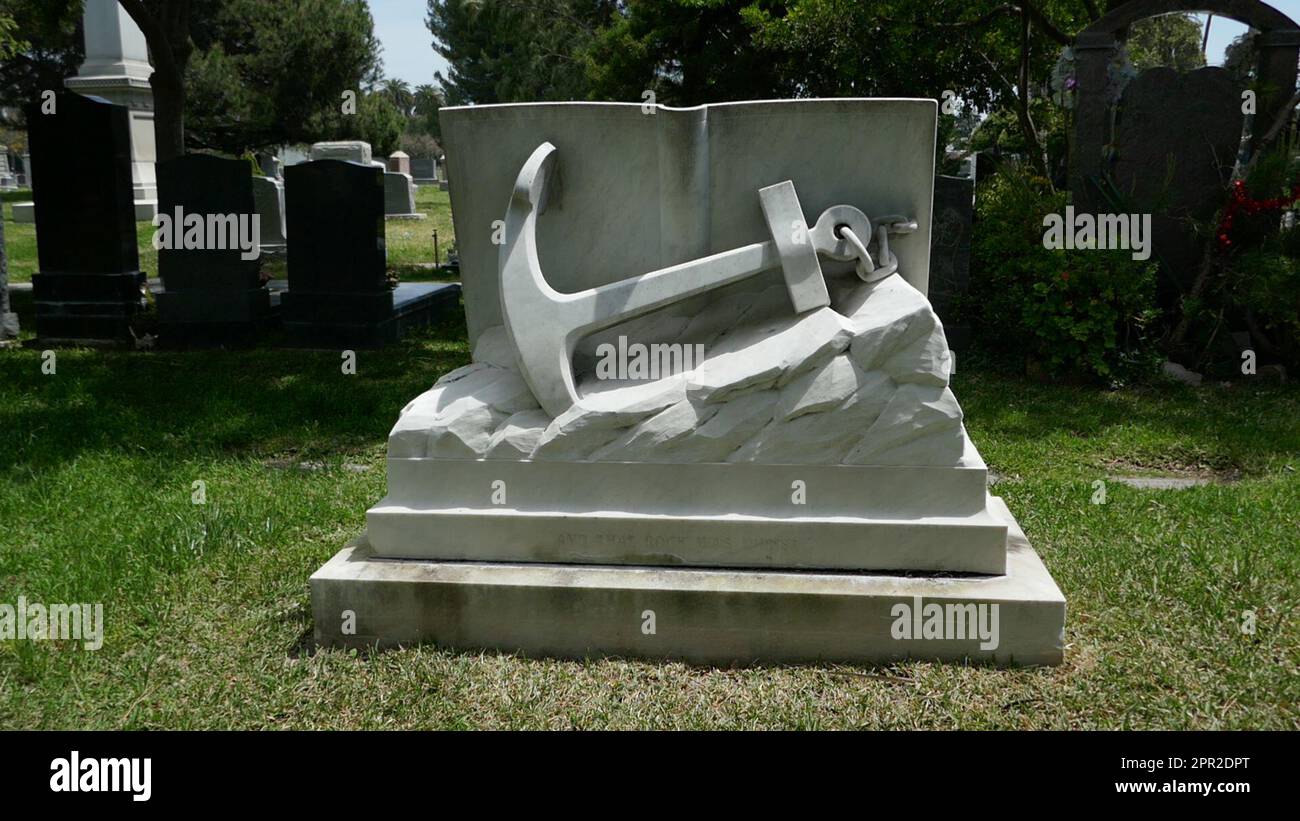 Los Angeles, California, USA 22nd April 2023 John Dabney Gray Grave at ...