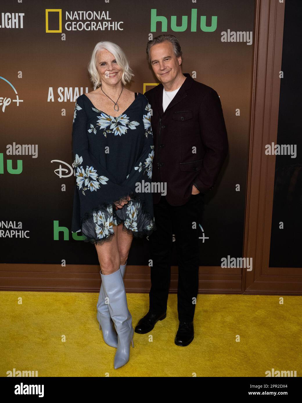 New York, USA. 25th Apr, 2023. Joan Rater and Tony Phelan arrive on the ...