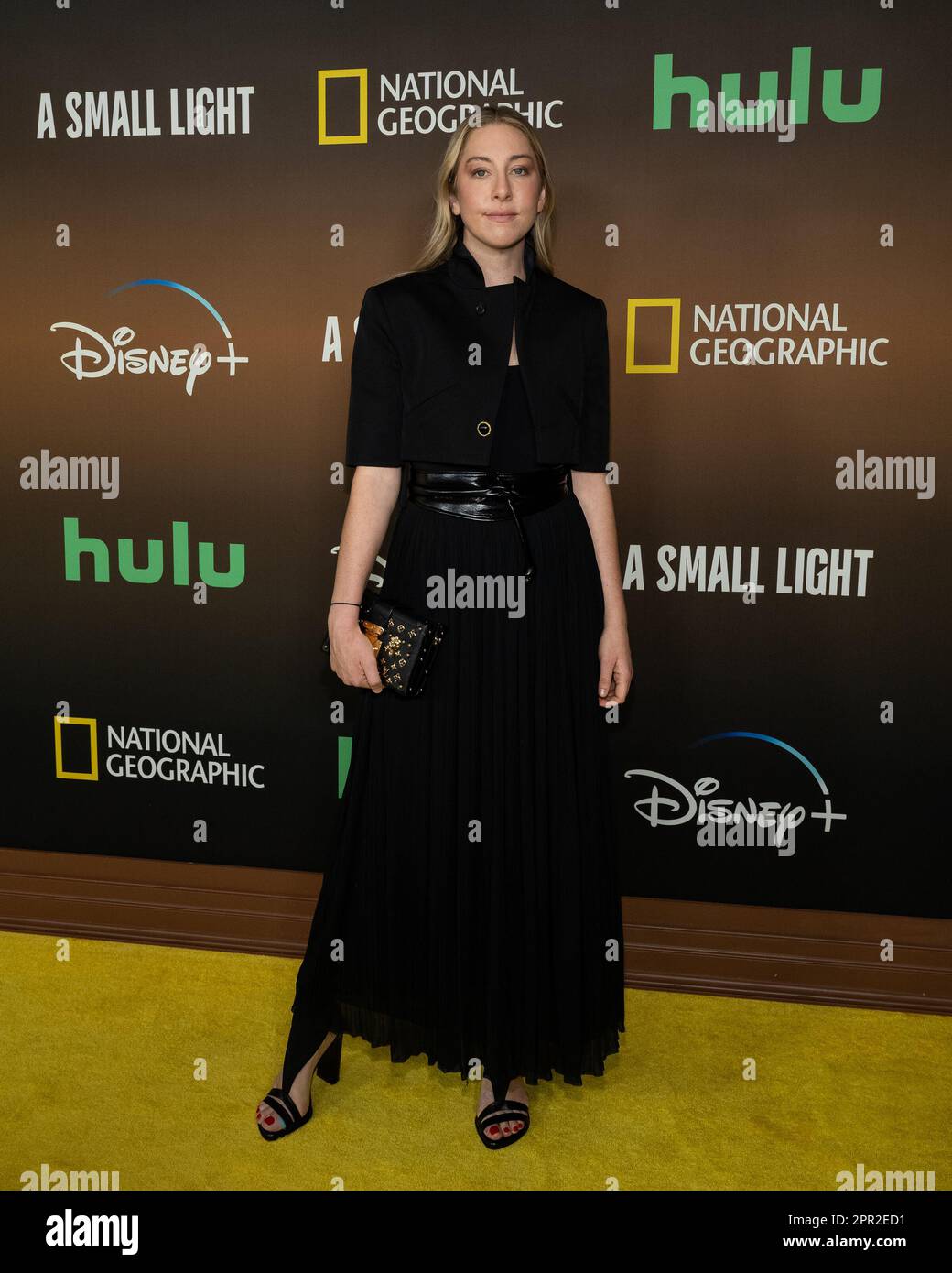 New York, USA. 25th Apr, 2023. Este Haim arrives on the red carpet for ...