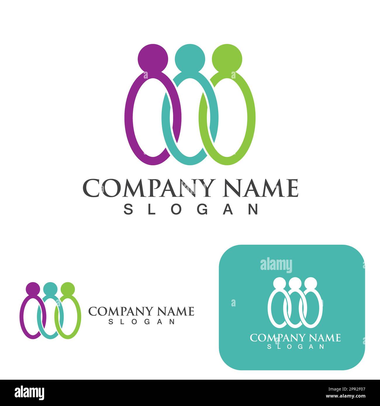 Adoption children logo and symbol health vector Stock Vector Image ...