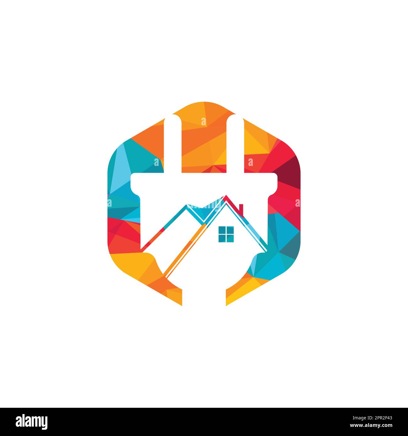 Home power cord logo vector design. House and electric plug vector icon ...