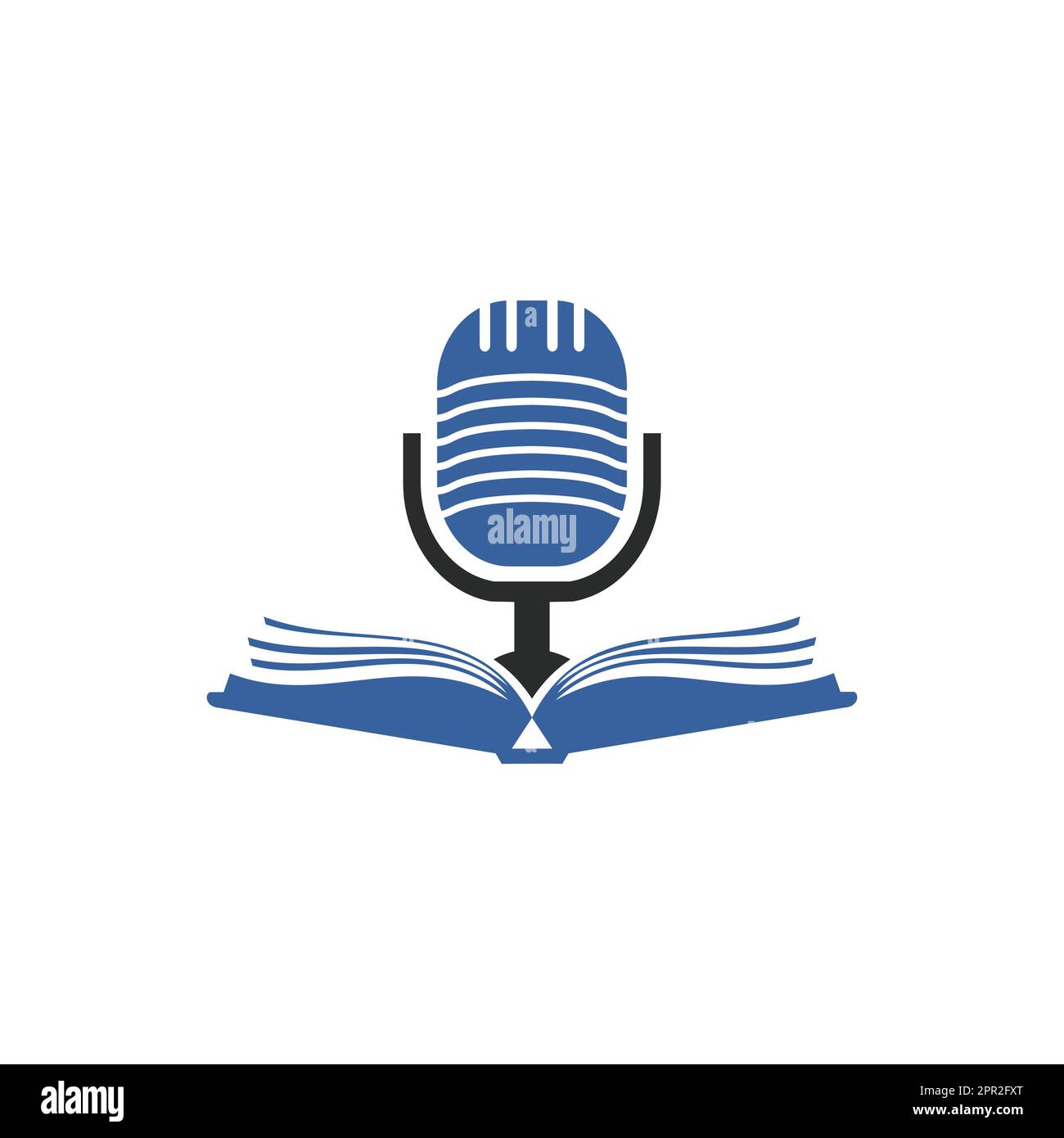 Podcast book vector logo hi-res stock photography and images - Alamy