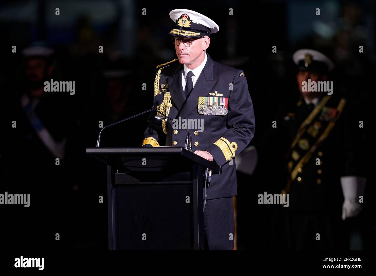 Sydney, Australia. 25th Apr, 2023. Rear Admiral Christopher Smith ...