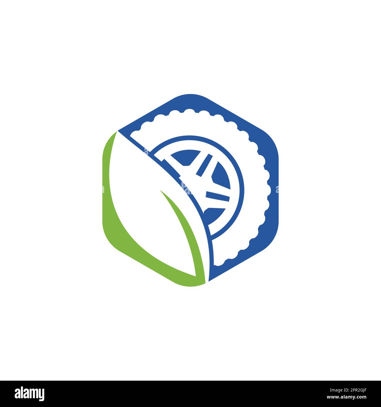 Tyre leaf vector logo design. Tire and eco symbol or icon Stock Vector ...