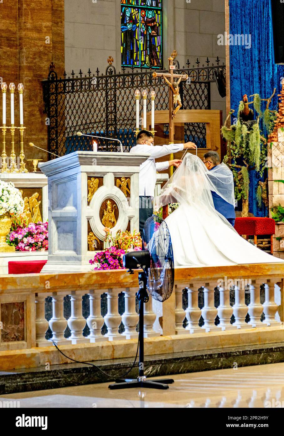 Intramuros,Maniila,The Philippines-January 07 2023: A young Filipino ...