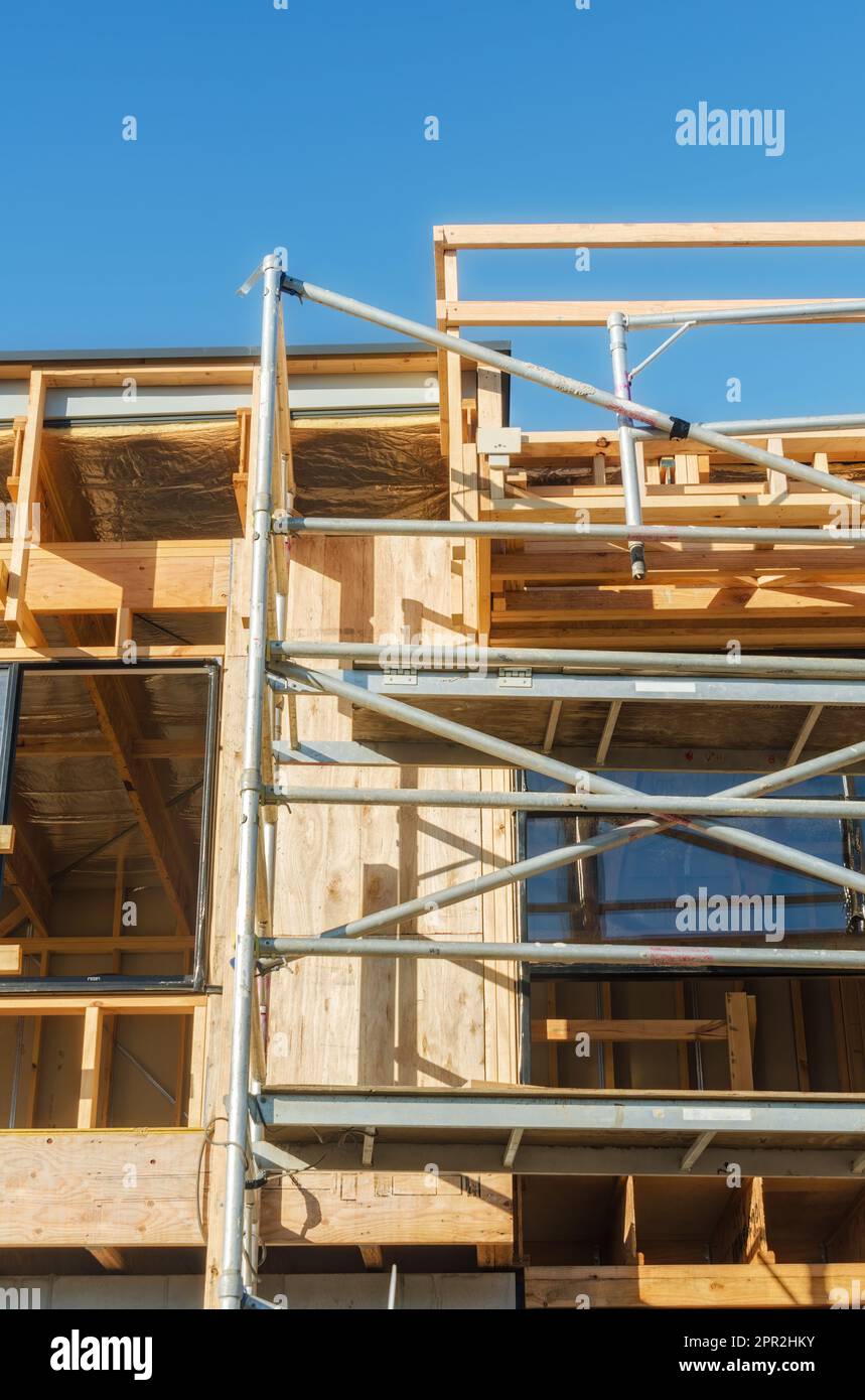 Scaffolding work in progress hi-res stock photography and images - Alamy
