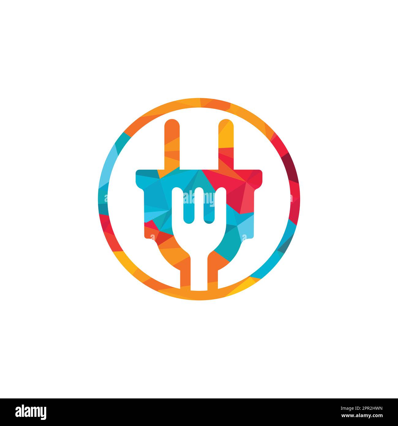 Electric food vector logo design template Stock Vector Image & Art - Alamy