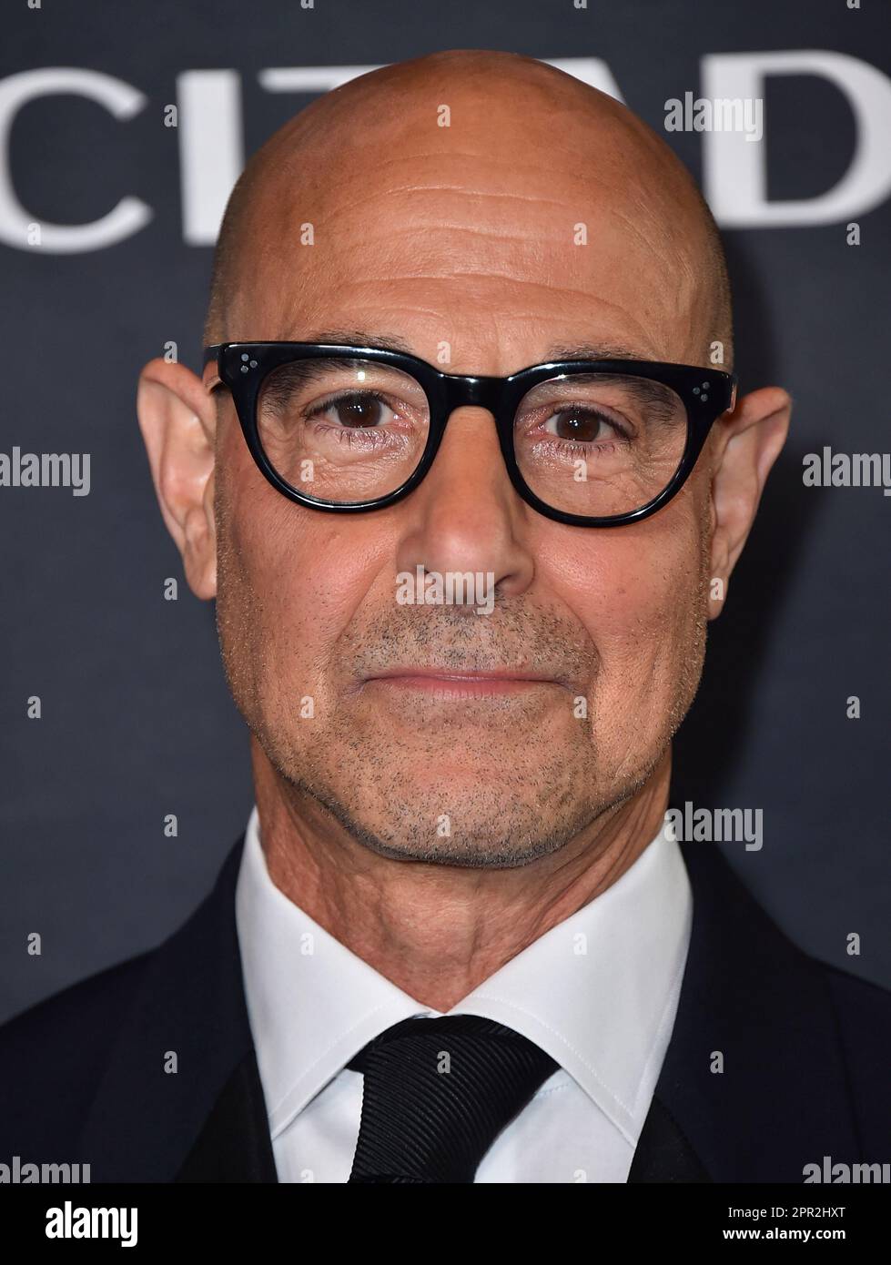 Stanley Tucci arrives at a Los Angeles fan screening of "Citadel ...