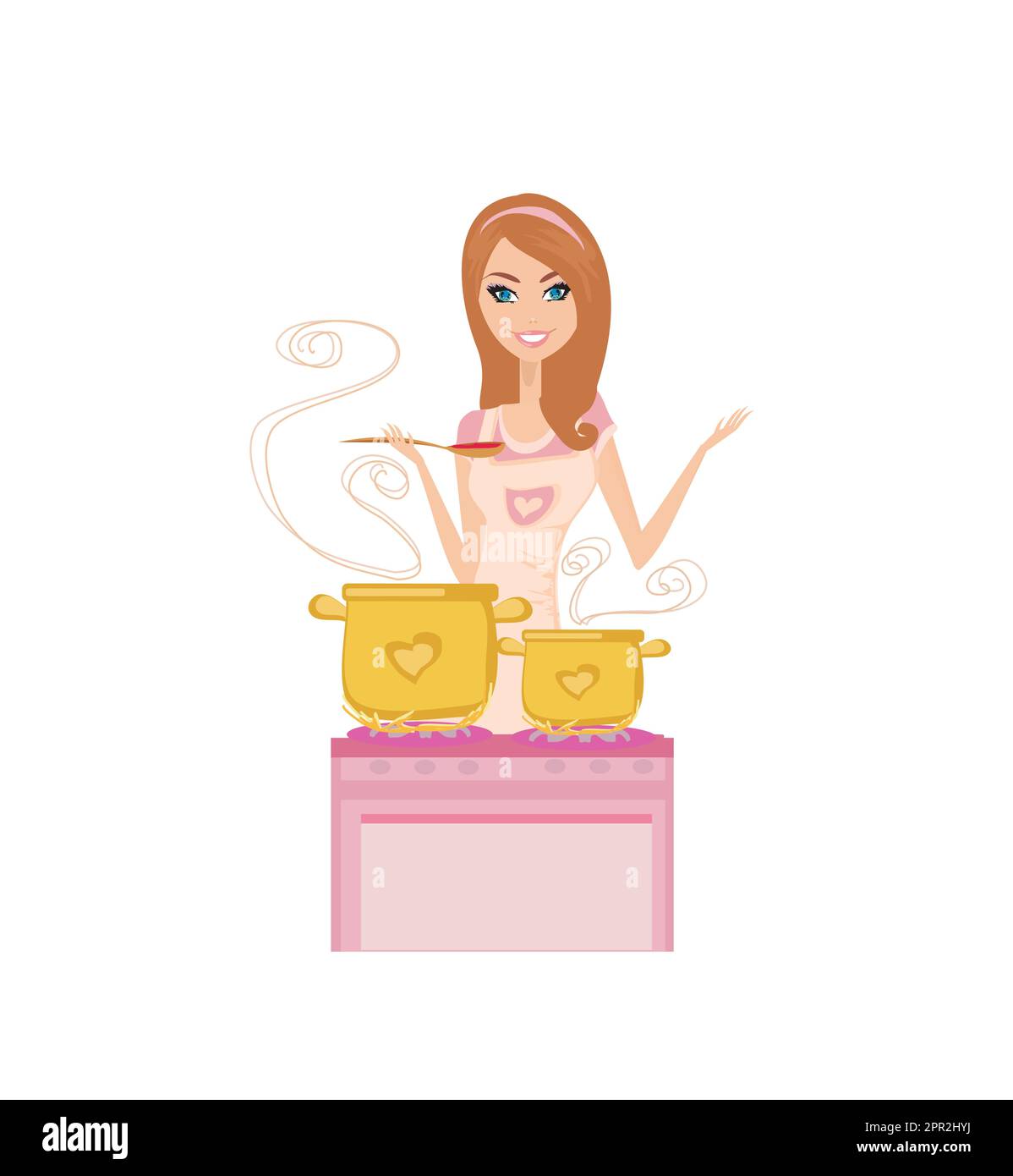 Batter cooking Stock Vector Images - Alamy