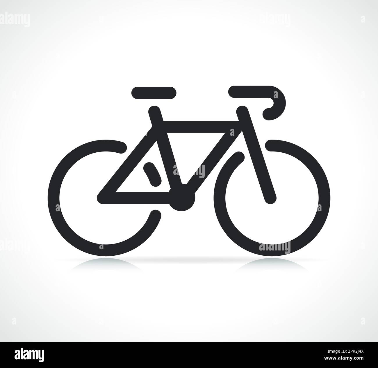 bike or bicycle black icon Stock Vector Image & Art - Alamy