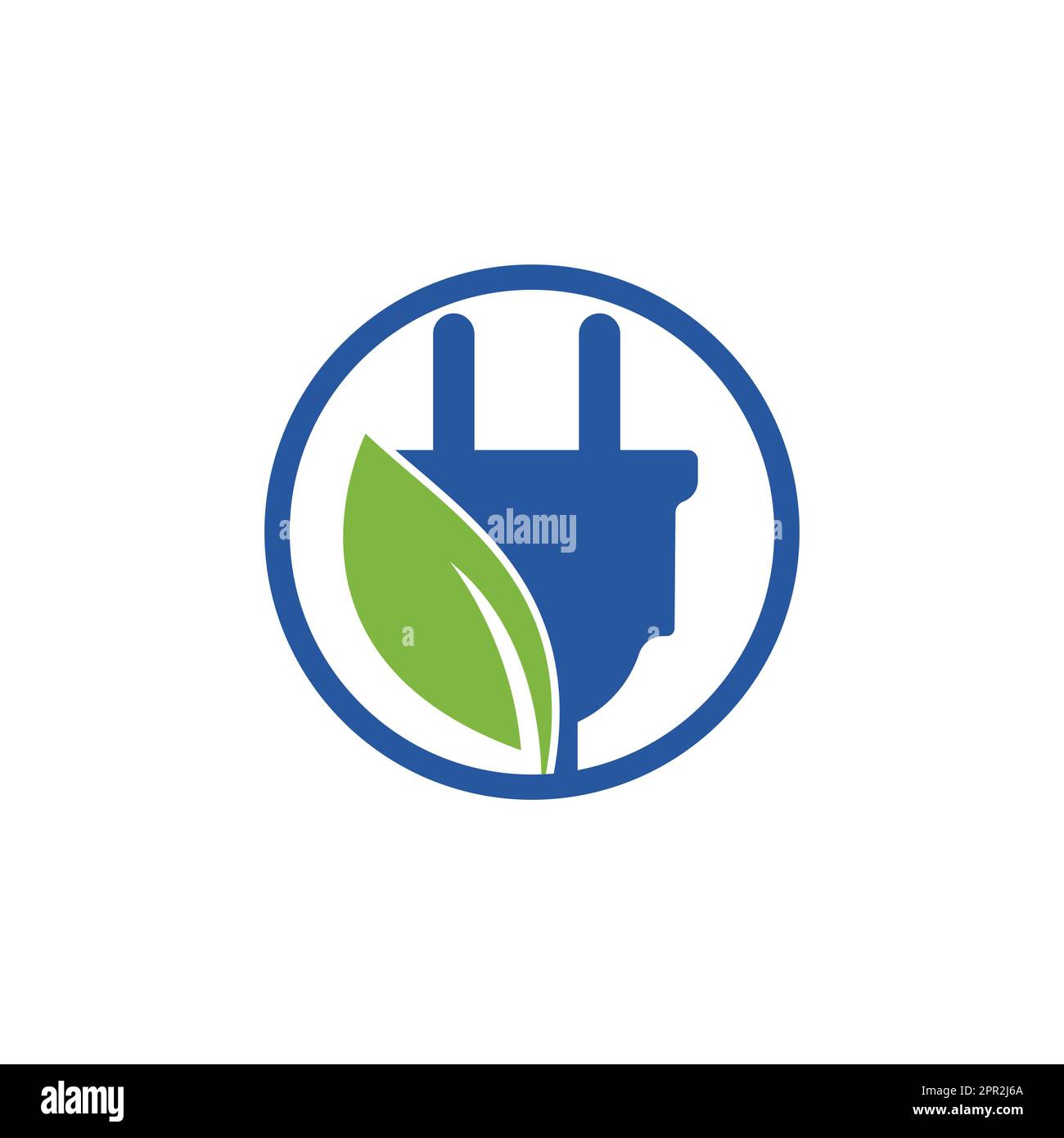 Eco Plug vector logo design. Leaf plug energy logo concept Stock Vector ...