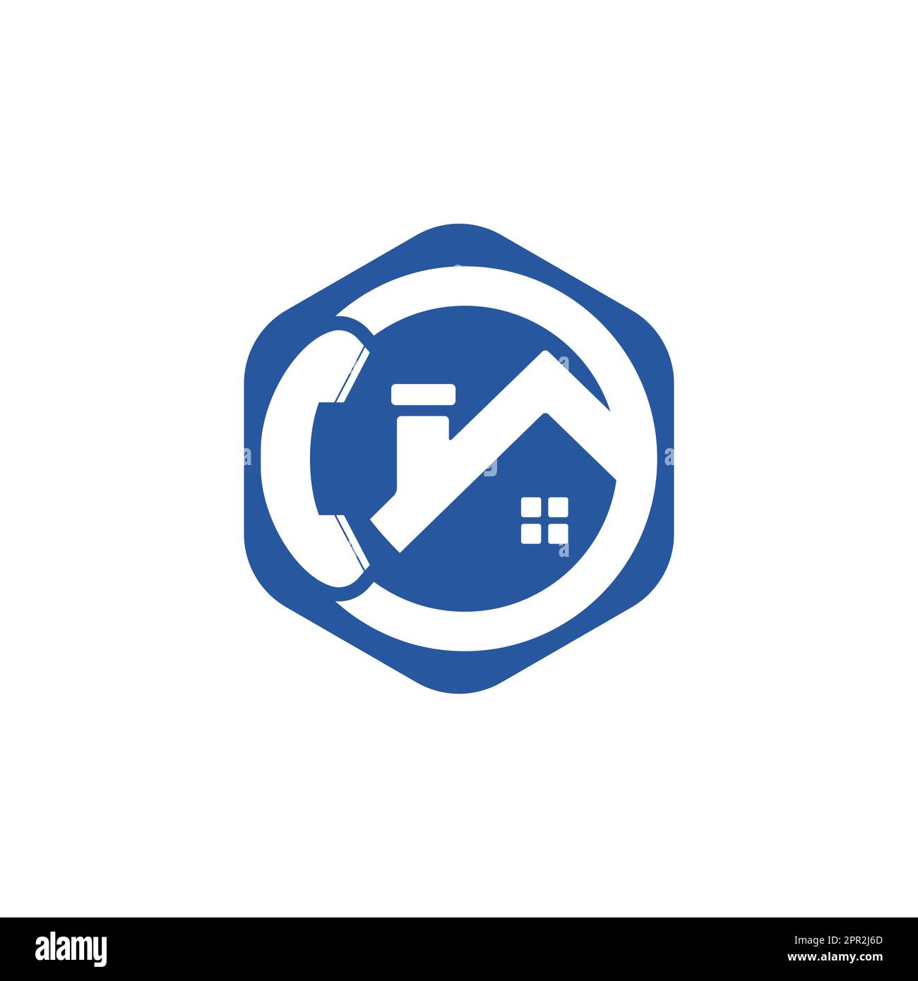 Home call logo design template Stock Vector Image & Art - Alamy