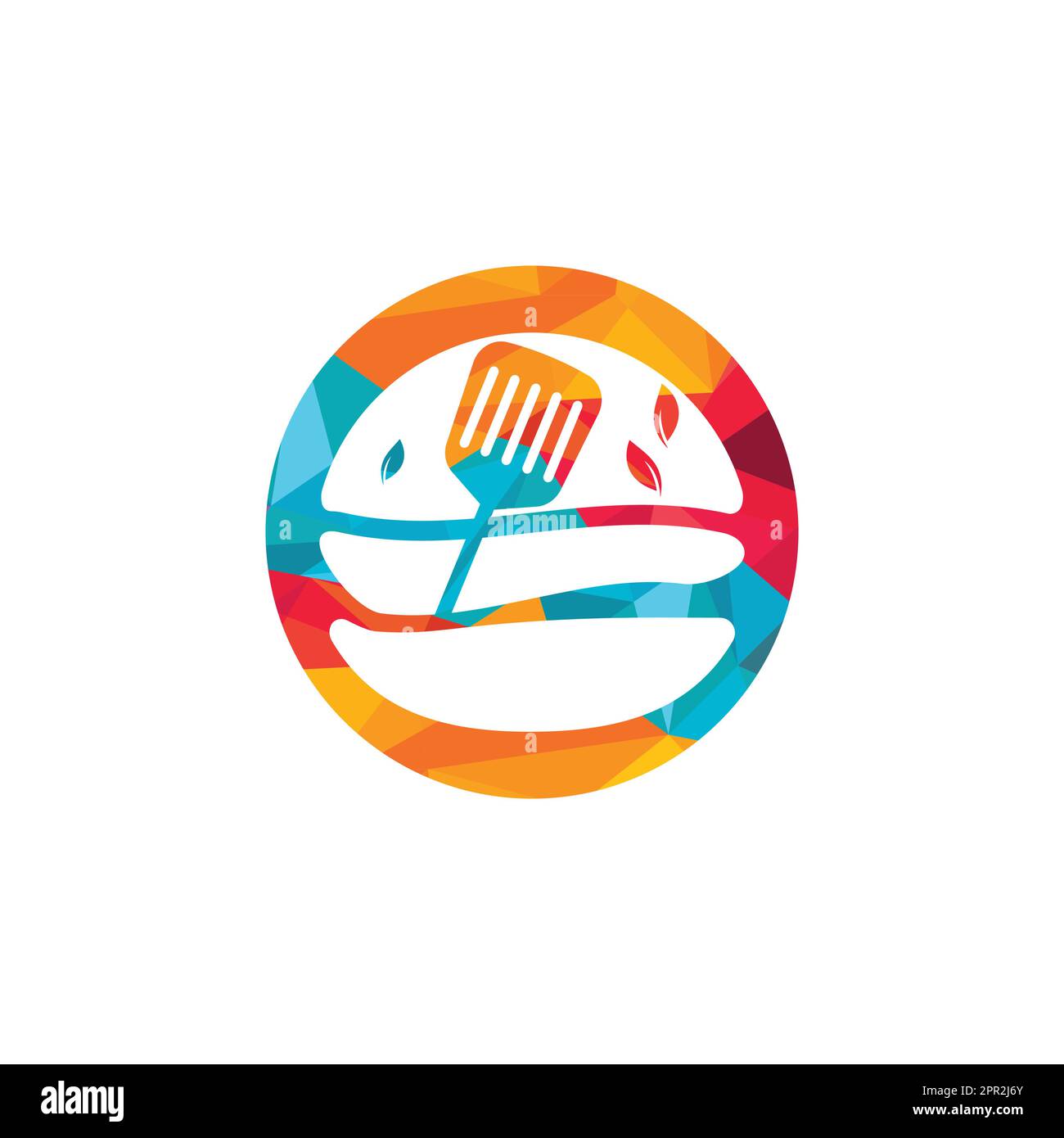 Vegan burger vector logo design. Healthy organic burger logo concept ...