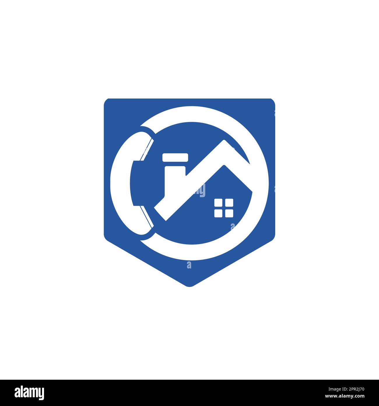 Home call logo design template Stock Vector Image & Art - Alamy
