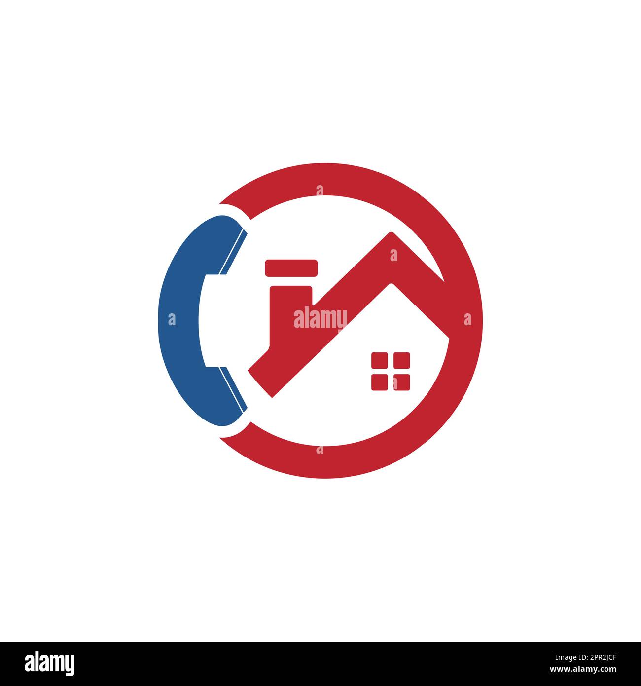 Home call logo design template Stock Vector Image & Art - Alamy