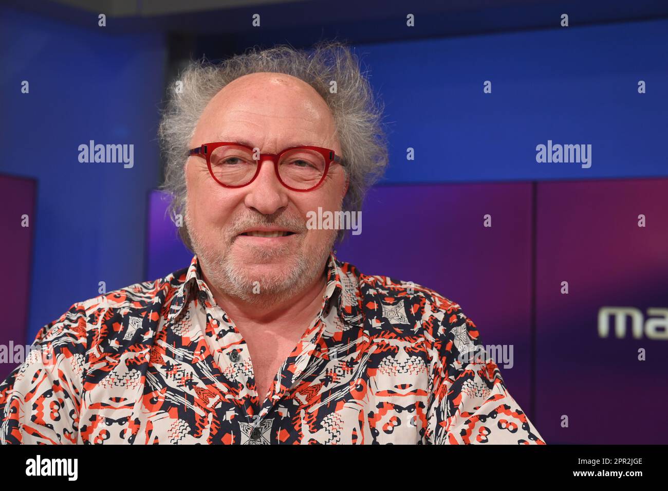 Cologne, Germany. 25th Apr, 2023. Cabaret artist Urban Priol as a guest ...