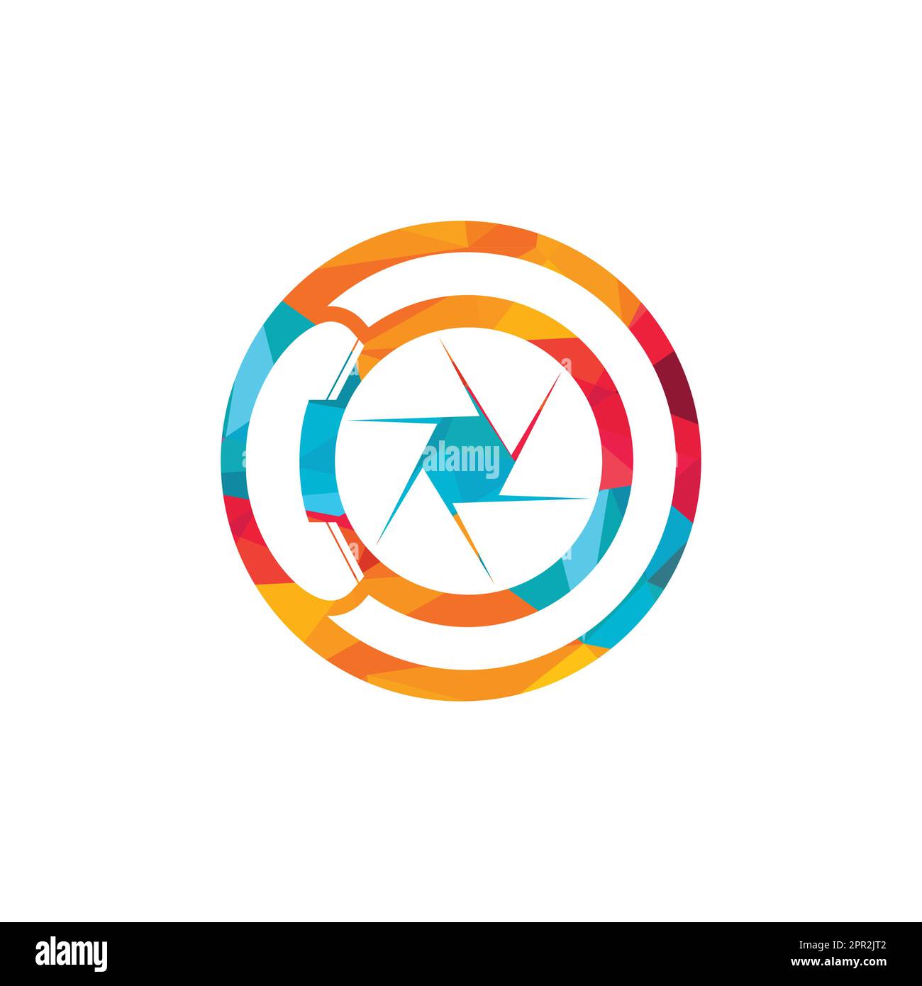 Photo call vector logo design. Snap call logo idea Stock Vector Image ...