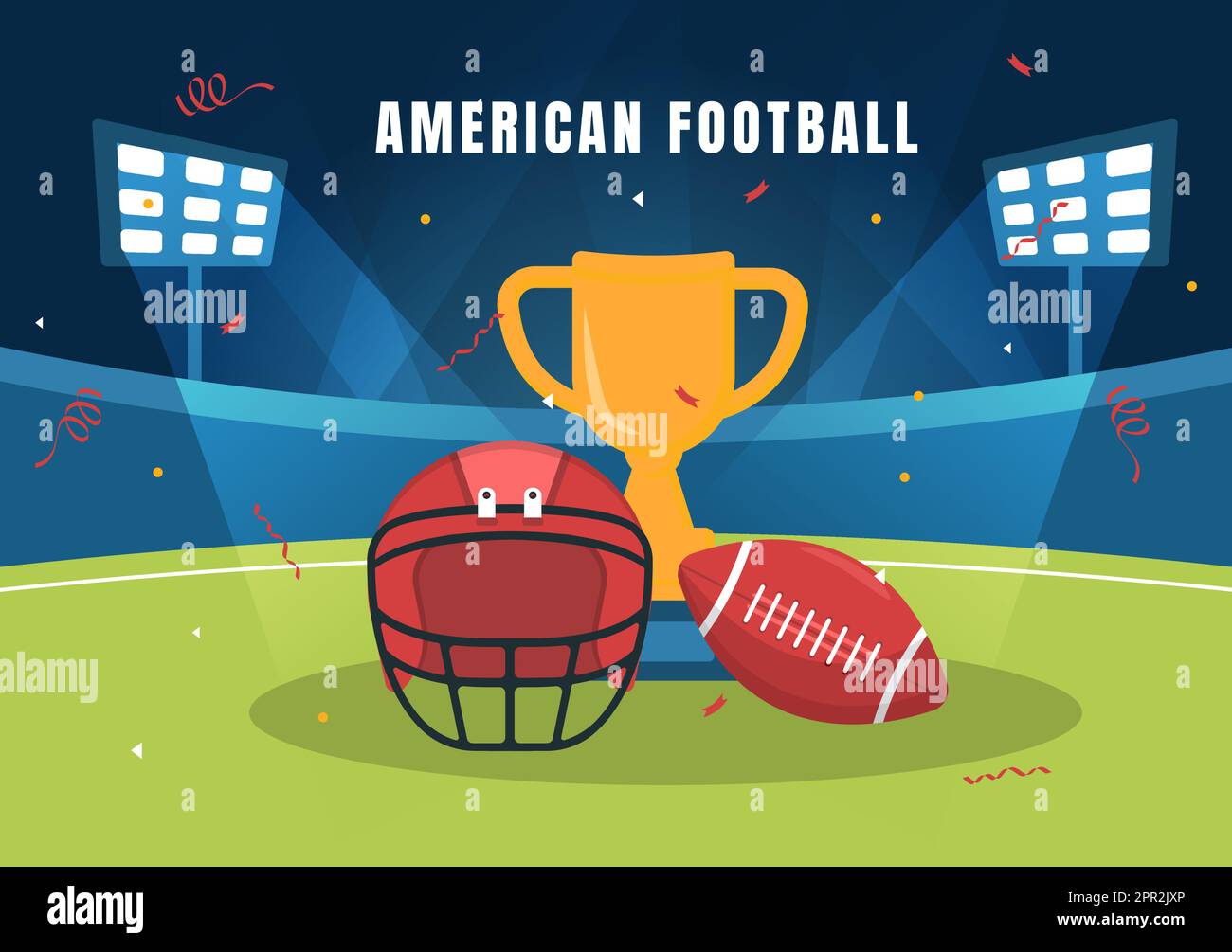 American Football Sports Player with The Game uses an Oval Shaped Ball ...