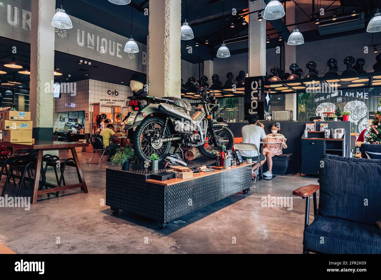 NAKHON PATHOM,THAILAND-JANUARY 7, 2023 : View of Honda Super Cub C 125 ...