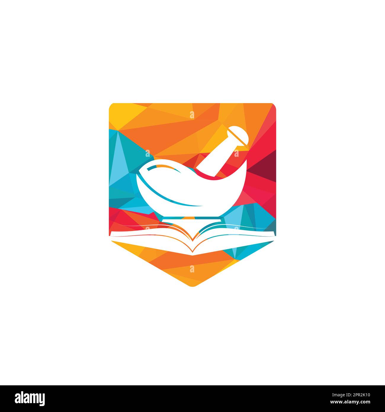 Pharmacy book vector logo design. Medical study logo design concept ...