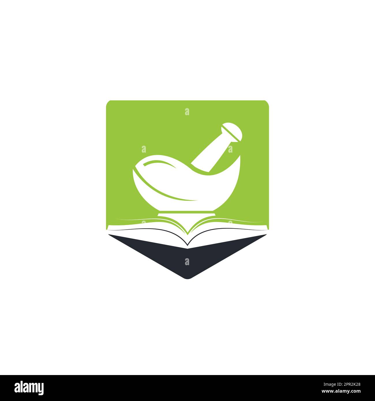 Pharmacy book vector logo design. Medical study logo design concept ...