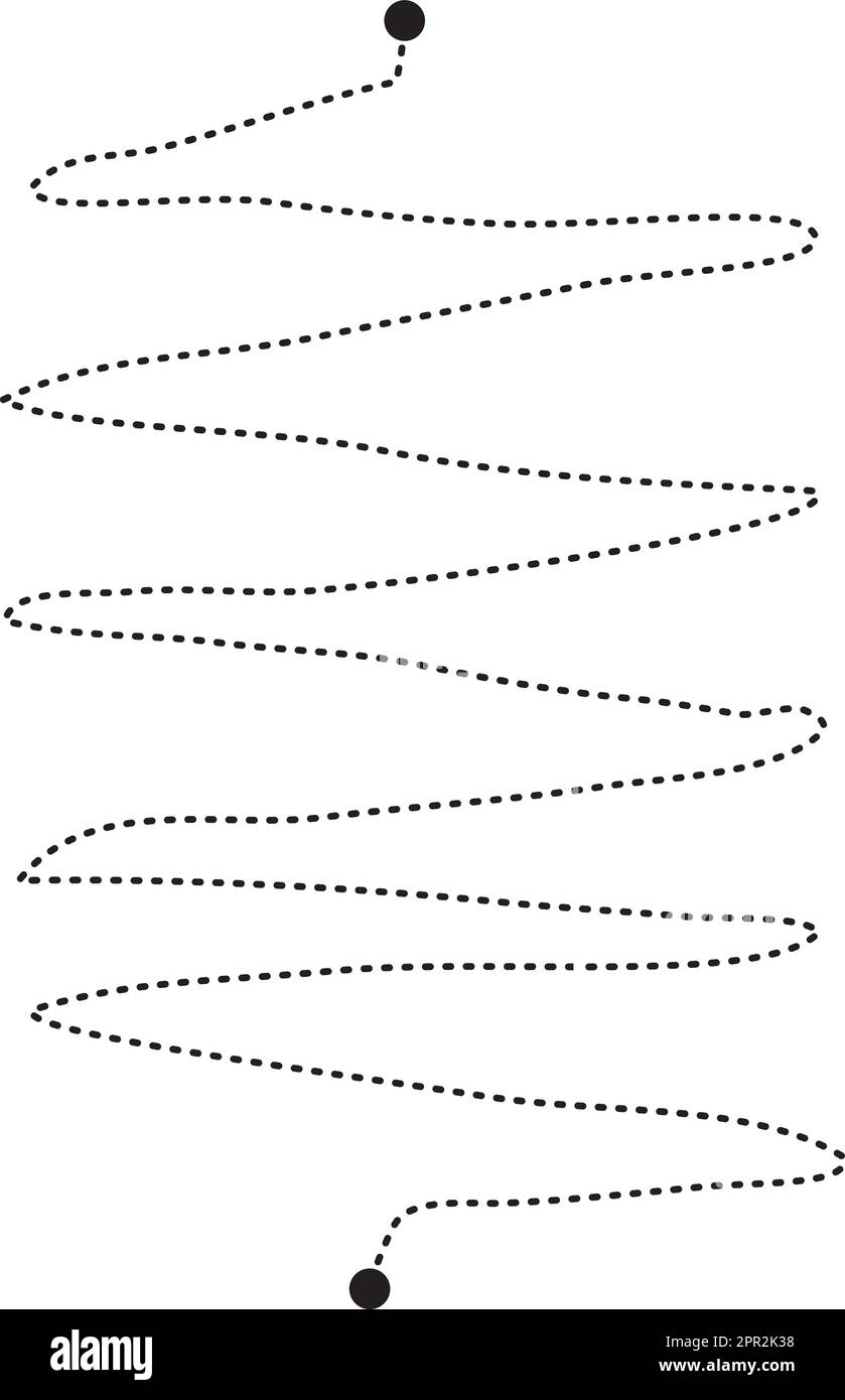 Prewriting tracing lines and curve shapes element for preschool ...