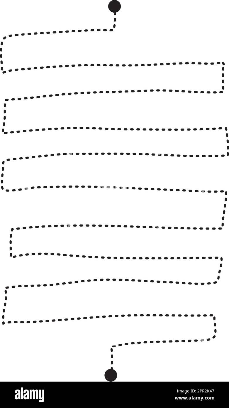 Prewriting tracing lines and curve shapes element for preschool ...