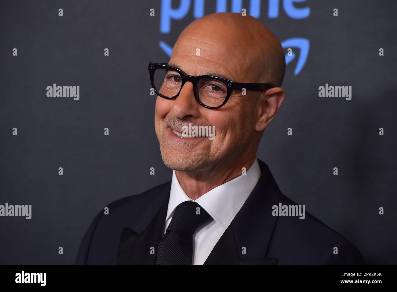 Stanley Tucci arrives at a Los Angeles fan screening of "Citadel ...