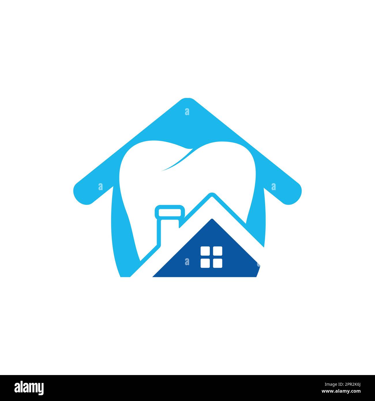 Tooth house vector logo design. Dental house icon logo design Stock ...