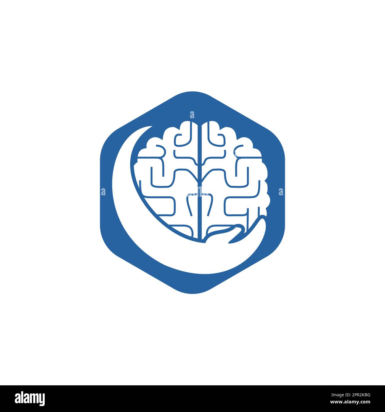 Brain care vector logo design. Smart care logo design concept Stock ...