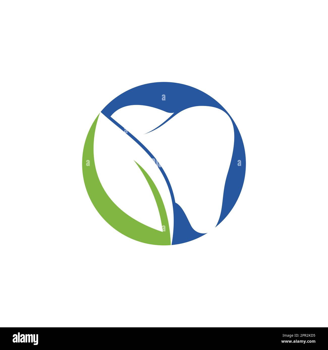 Nature Dental logo template design. Tooth and leaf icon logo Stock ...