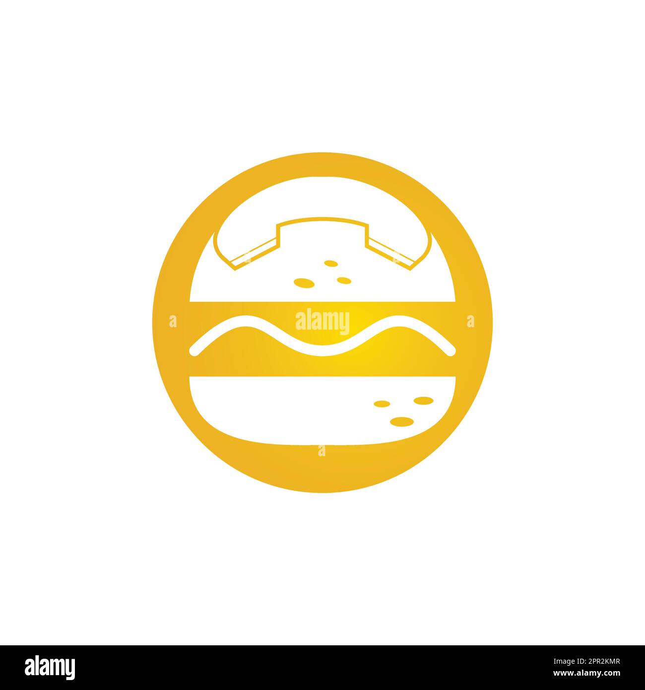 Food call logo design. Burger delivery logo concept. Hamburger and ...