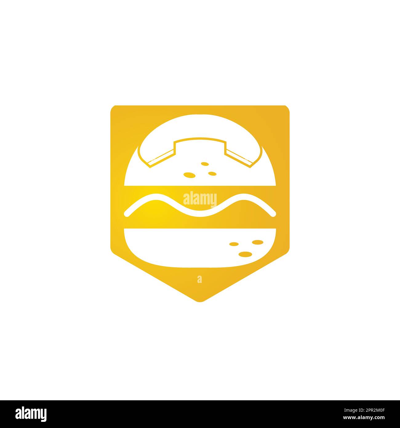 Food call logo design. Burger delivery logo concept. Hamburger and ...