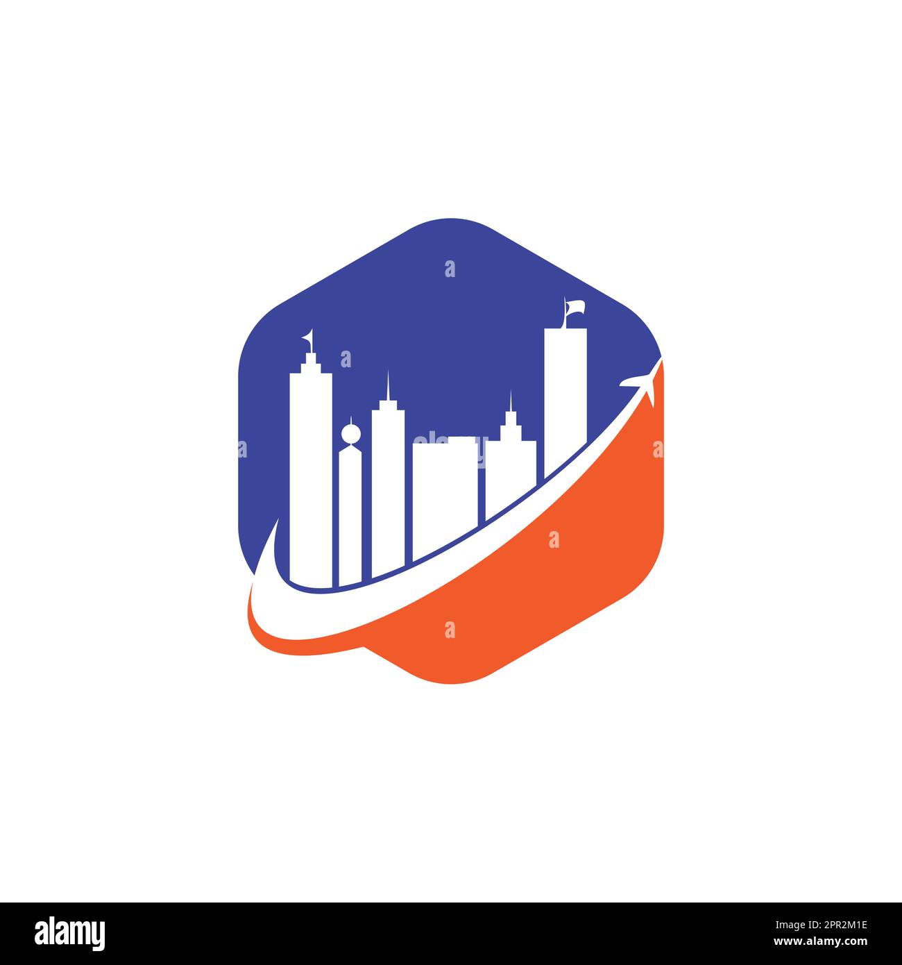 City travel vector logo design. Travel town logo icon design Stock ...